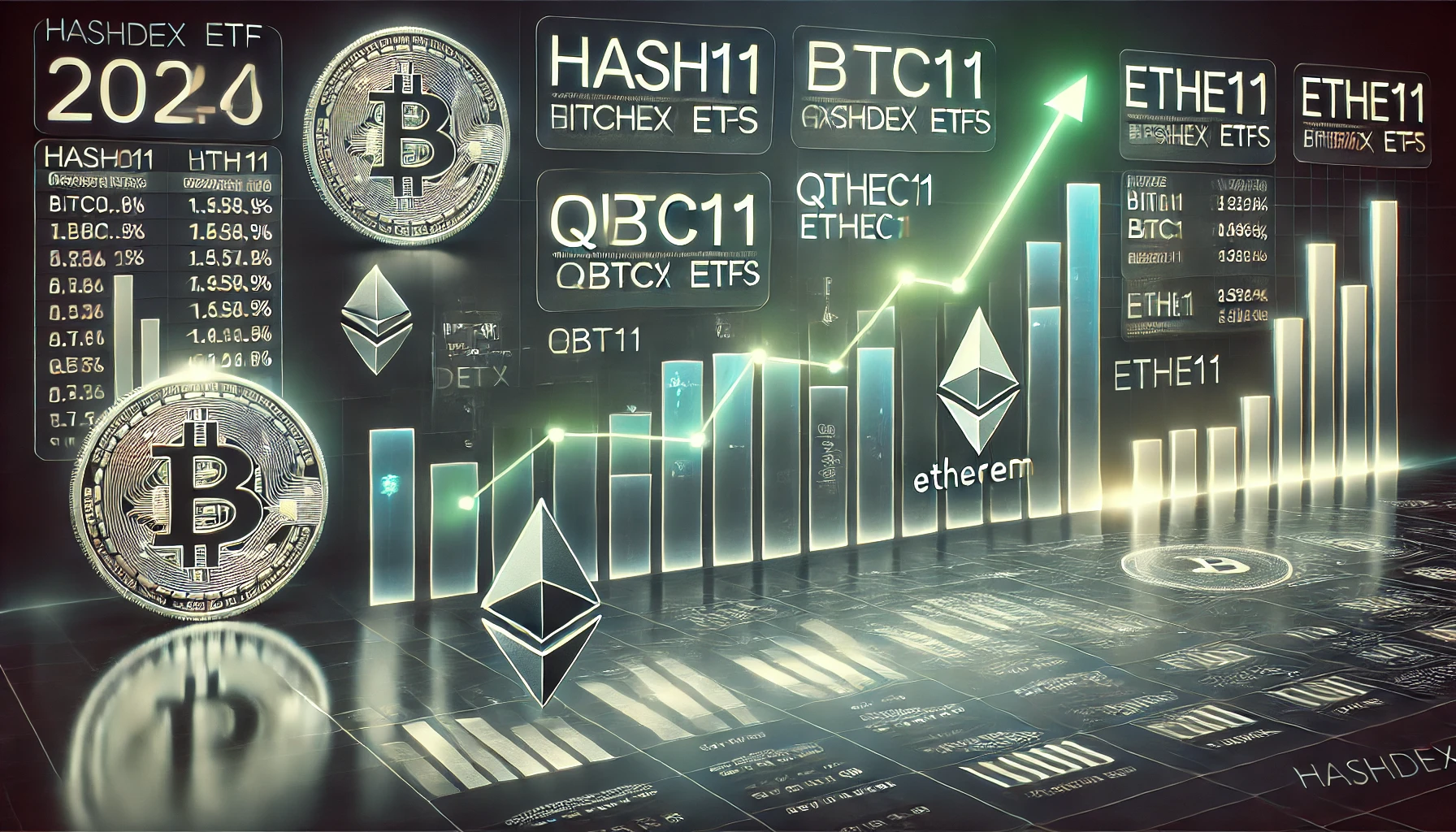 B3 divulga ranking de ETFs cripto mais rentáveis de 2024